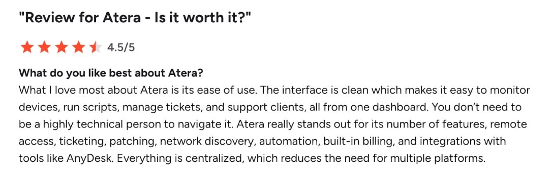 Atera vs. Lansweeper - Which is Best for Your IT Needs in 2026?