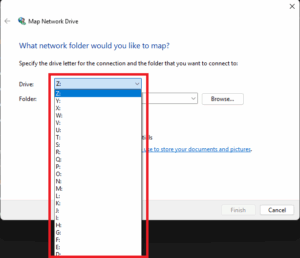 How to map a network drive in Windows
