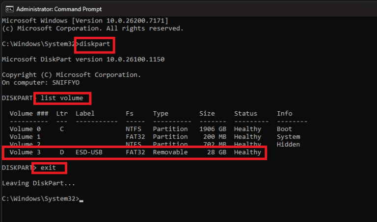How to format a USB drive to FAT32