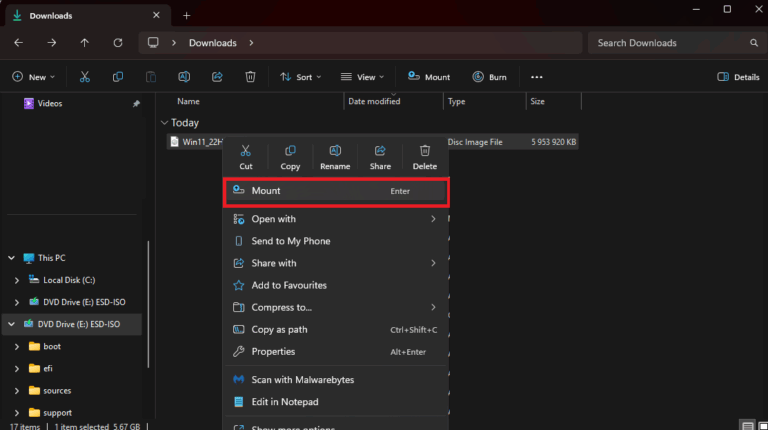 How to use the Windows 11 creation tool