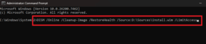 How to use the DISM command in Windows 11