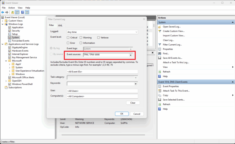How to fix Alert! TPM device is not detected