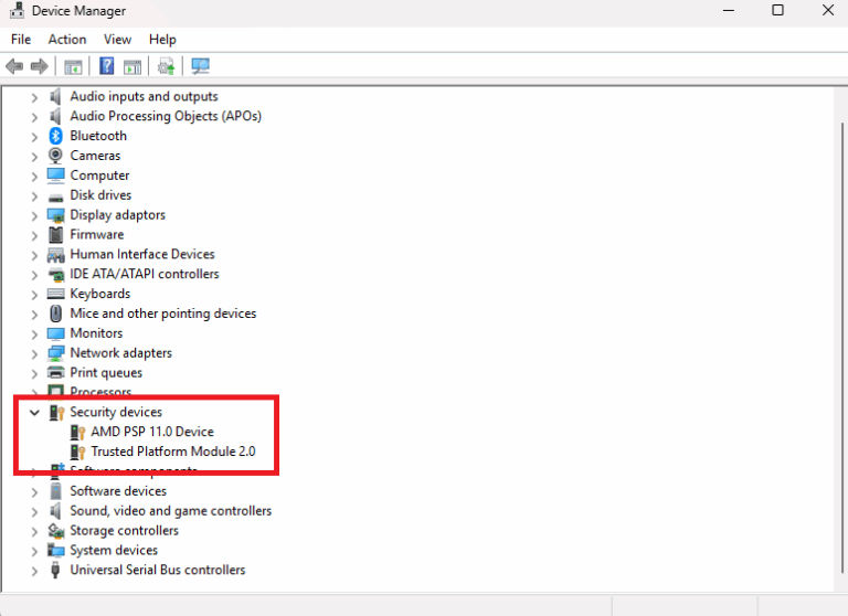 How to fix Alert! TPM device is not detected