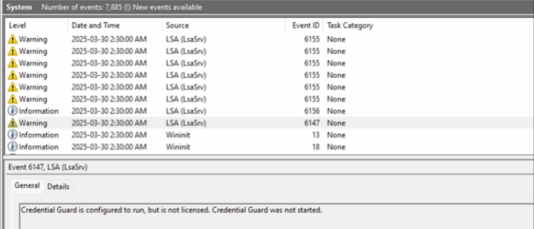 How to verify if Credential Guard is enabled or disabled in Windows