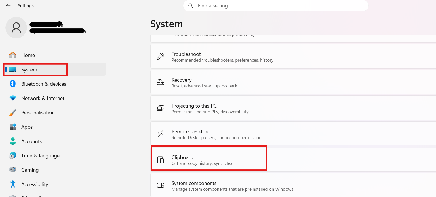 How to enable or disable Windows 10 clipboard history